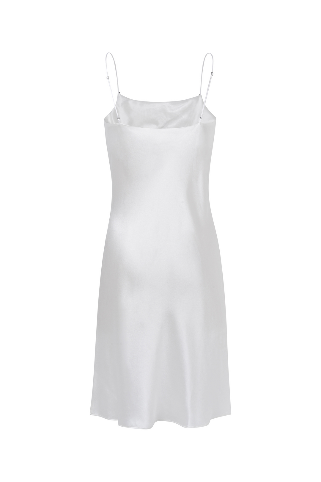 Pearl White Silk Slip Mini Dress – Silky Miracle